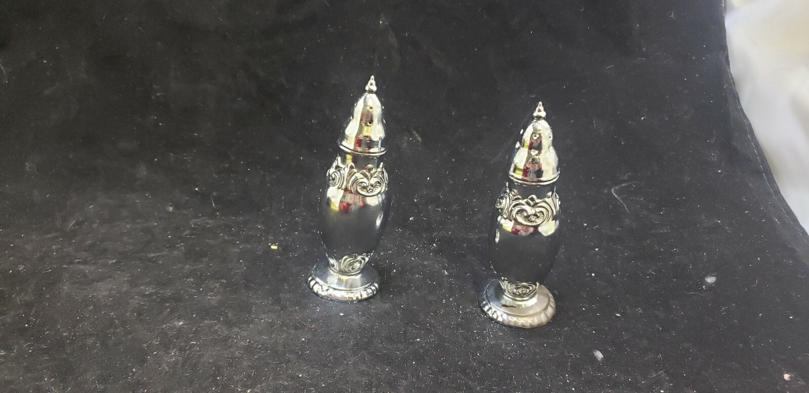 Vintage Perma-Brite Chrome Salt & Pepper Shakers Set # 128 A36 | eBay