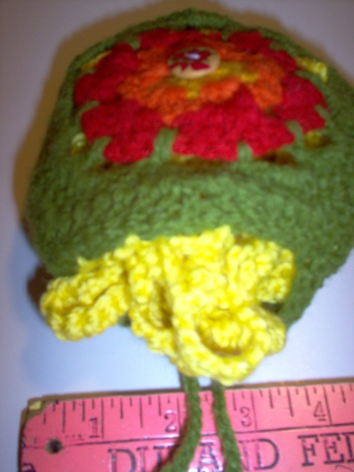 Hand crochet reusable market/shopping bag, easy to store, flower motif ...