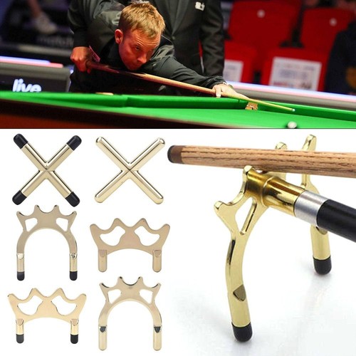 Metal Copper Plating Pool Cue Head Bridge Head Holder Billiards Snooker ...