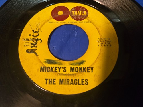 THE MIRACLES - WHATEVER MAKES YOU HAPPY / MICKEY'S MONKEY - 7" VINYL ...