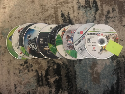 10 Broken Disc Video Game Lot Xbox 360. AS IS. Crafting. See ...