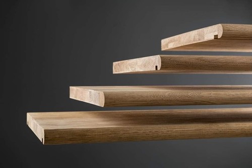 Traditional Engineered Oak Wood Staircase Tread 22mm x 270mm x 1000mm ...