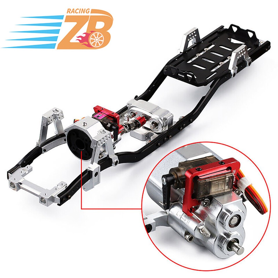 313mm Wheelbase Axial SCX10 II Chassis Frame & Prefixal Shiftable ...
