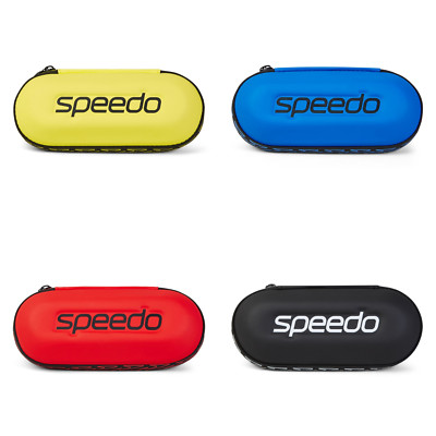 SPEEDO SWIMMING STORAGE HARD CASE GOGGLES ACCESORIES CLIP ON 4 COLOURS ...