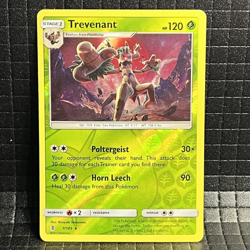 Trevenant #7/145 Guardians Rising Reverse Holo Rare Pokemon Card | eBay