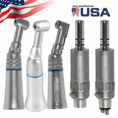 Dental Slow Low Speed Push/Latch Contra Angle Straight Motor Handpiece ...