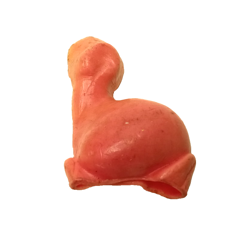 Vintage Small Pink Molded Toy Li'l Abner Loveable Baby Shmoo Bonnet Hat ...