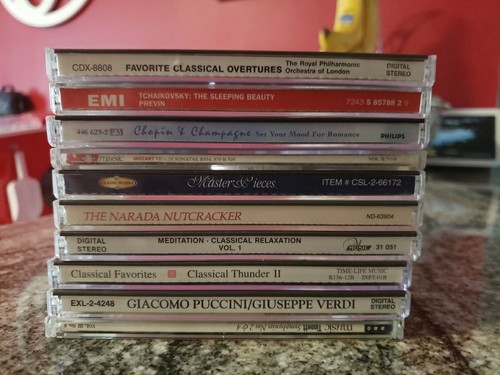 10 - Classical CD Lot - Mozart, Bach, Chopin, Tchaikovsky & More CDs | eBay