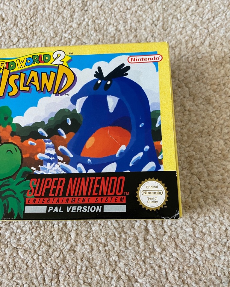Super Mario World 2 Yoshi's Island - Super Nintendo SNES - Boxed ...