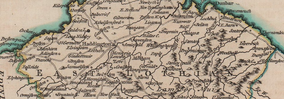 County of Haddington. Haddingtonshire / East Lothian. SAYER / ARMSTRONG ...