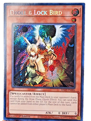 Droll & Lock Bird RA02-EN006 - 25th Anniversary Rarity Collection II | eBay