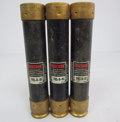 FUSETRON FRS-R-45 45AMP FUSES LOT OF 3 | eBay