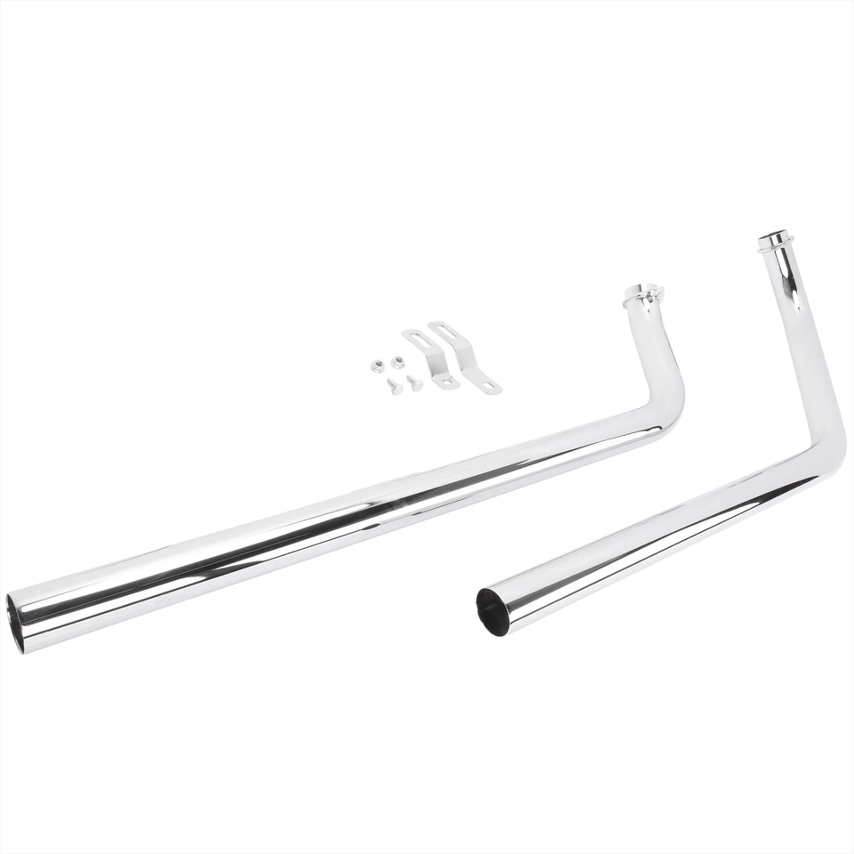 Gasbox Hi Lo Shotgun Exhaust Pipe Set 1970-1984 Harley-Davidson ...
