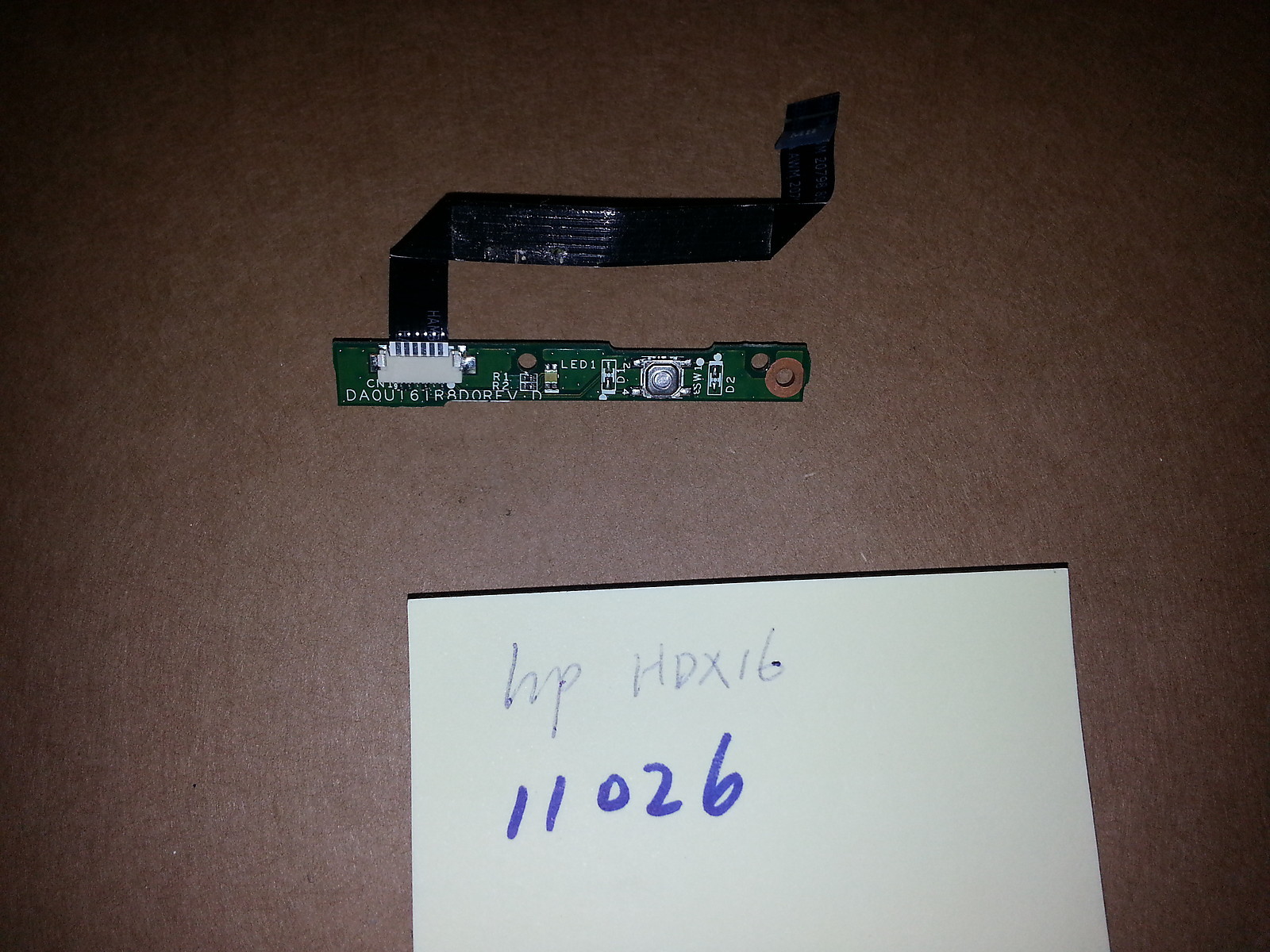 HP HDX 16 Laptop power switch button board | eBay