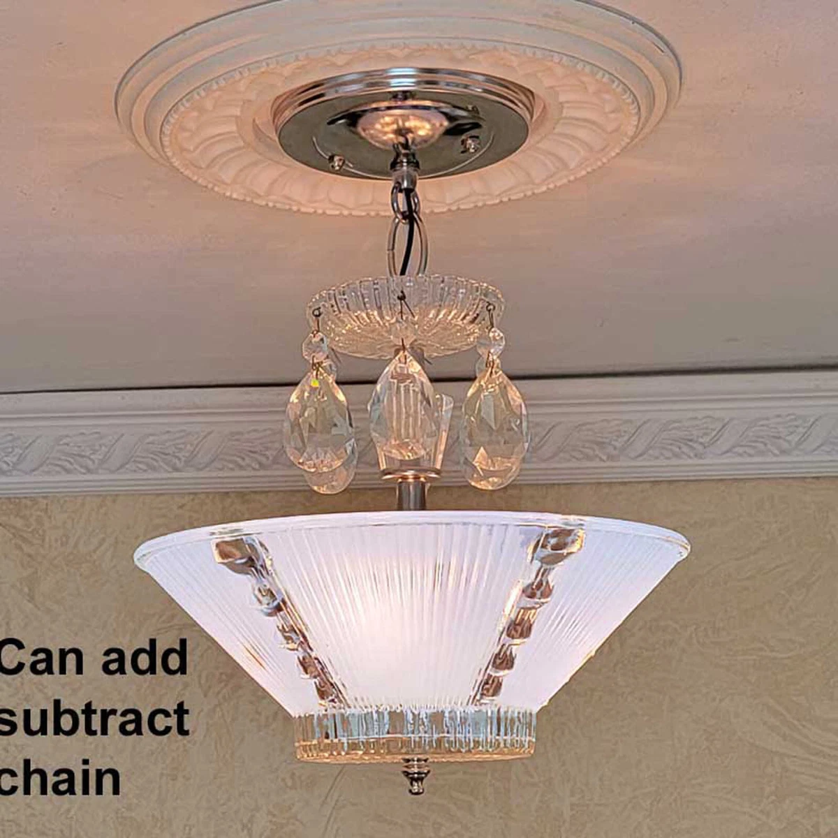 Art Deco Ceiling Fan Light | Shelly Lighting
