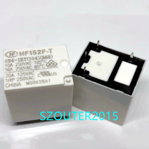 5PCS HF152F-T-024-1HT Relay 24VDC 16A 4PINS NEW | eBay