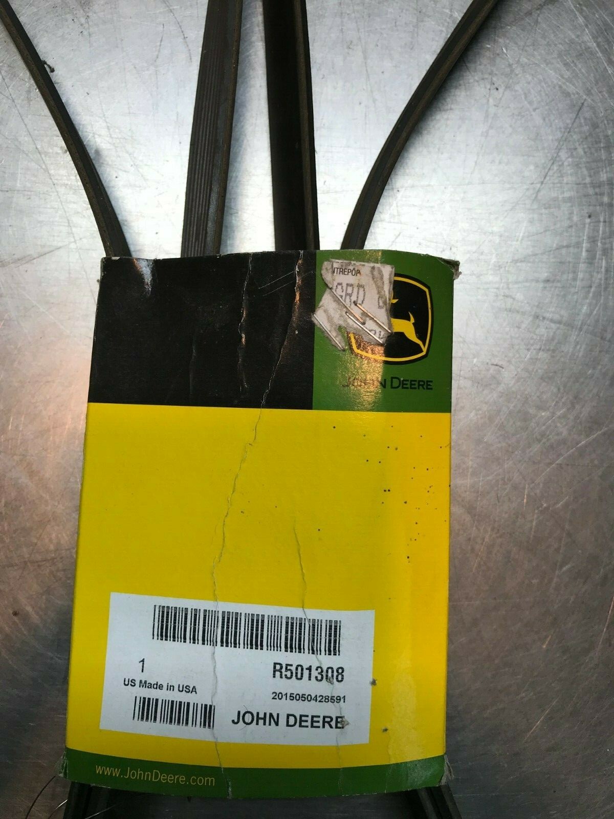 NOS OEM Genuine John Deere Poly-rib V-belt R501308 28591 Repair ...