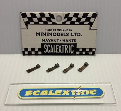 Scalextric Tri-ang Vintage RX CARBON MOTOR BRUSHES E2 x 4 (NEW OLD ...
