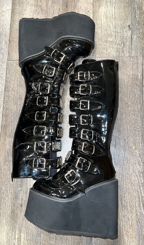 Demonia Trinity Swing 815 Platform Boots Size 7 | eBay