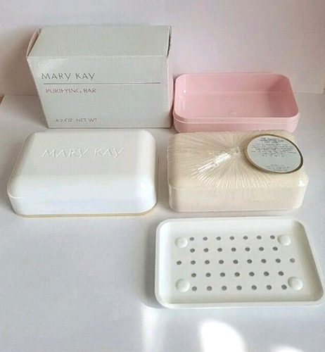 Mary Kay Purifying Bar With Soap Dish 4.2oz RARE SEALED #4419 New In ...