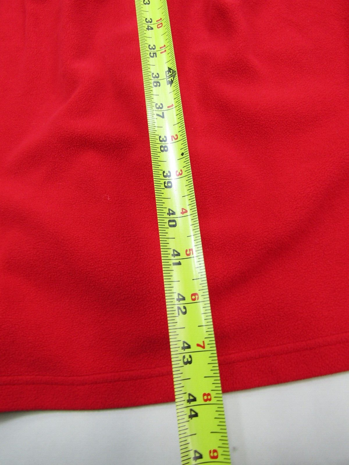 VTG Mickey Mouse Fleece Robe Womens Medium Red Wrap Around Sleepwear ...