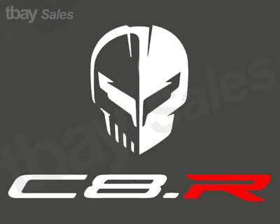 C8 Corvette Racing Jake Skull IMSA Decal Sticker Stingray HTC Z51 Z06 ...