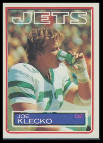 Joe Klecko 1983 Topps Football #346 New York Jets | eBay