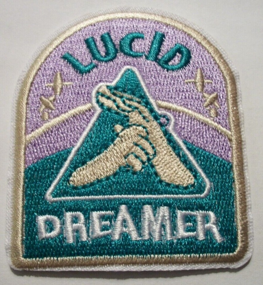 Lucid Dreamer~Embroidered Patch~2 3/4" x 2 3/8"~Iron or Sew On | eBay