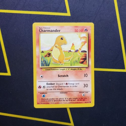 Pokémon TCG Charmander Base Set 46/102 Regular Unlimited Common | eBay