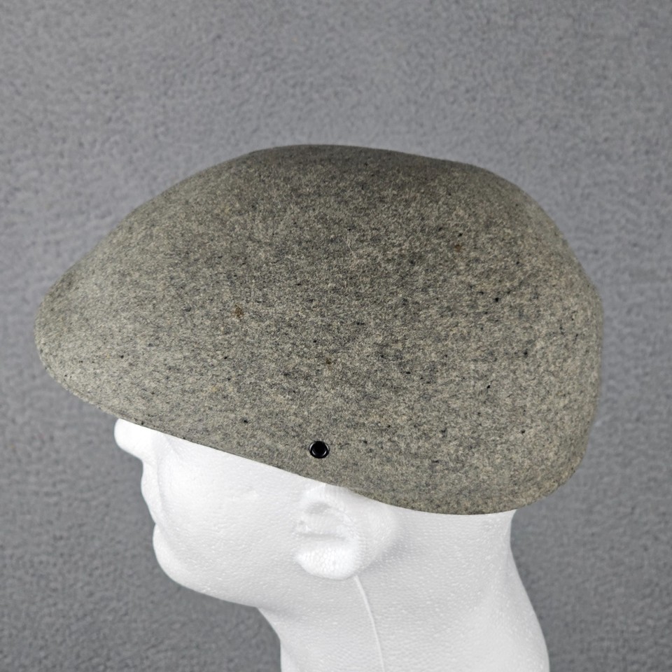 Pendleton Hat Gray 100% Wool Newsboy Flat Cabbie Driving Cap A198-706 ...