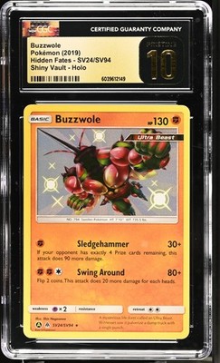2019 Pokemon SM Hidden Fates Buzzwole #SV24/SV94 CGC 10 PRISTINE | eBay