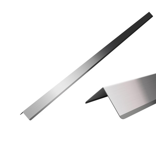 Stainless Steel Wall Corner Guards 2 x 2 x 48 inch, Pack of 10 L-Shape ...