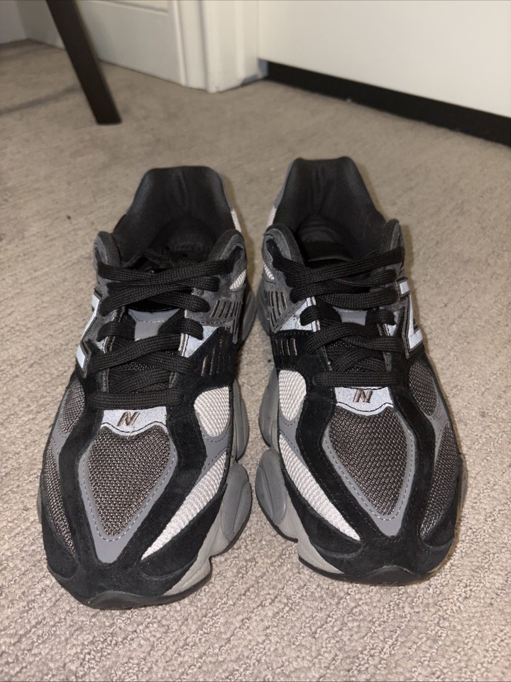 Lightly Used Men’s New Balance 9060 Size 8 “Black/Castlerock” Good Shape No Box | eBay