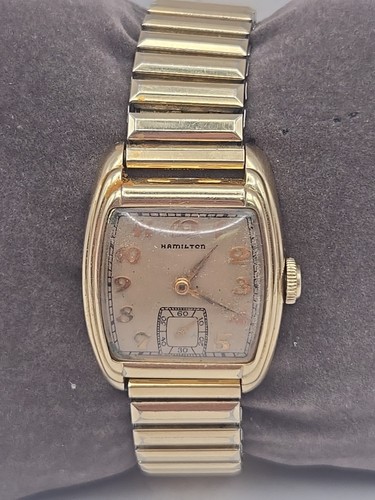 Vintage Hamilton Wadsworth 10K Gold Filled 17 Jewel Manual Wind Men's ...