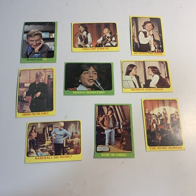 1971 TOPPS Partridge Family Trading Cards (LOT of 9) Columbia Pictures ...