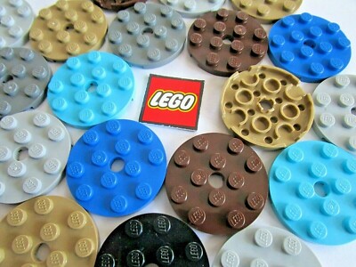 LEGO ROUND PLATES 4x4 (Pack of 4) Pick Your Own Colour - Design ID ...