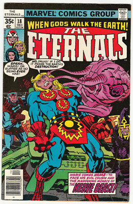 The Eternals 18 VF+ Jack Kirby Mike Royer 1st app Ziran & Tiamut Marvel ...