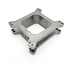 2" Inch Aluminum Carb Carburetor Spacer 4BBL Open Center w/ Studs ...
