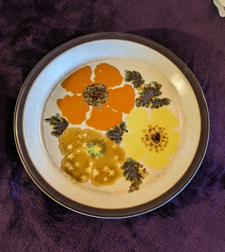 DOVERSTONE STAFFORDSHIRE ENGLAND HEATHER 10" DINNER PLATE BOUQUET Oven ...