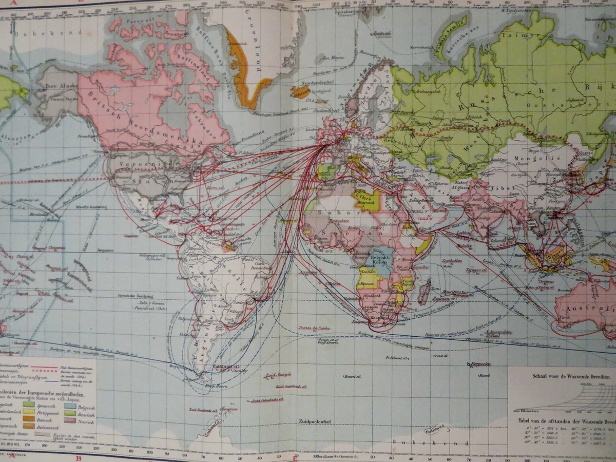 World Trade Routes Map