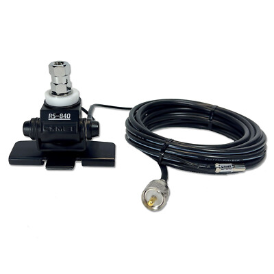 Comet HD-5 3/8-24 Heavy-Duty Adjustable Trunk Lip Mount w/Coax Cable ...