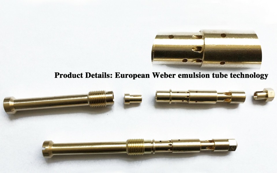 Emulsion Tubes Main Jets Air Corrector Jets Weber IDA IDF Promotional ...