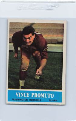 1964 Philadelphia #191 Vince Promuto Redskins EX *DA-A8689 | eBay