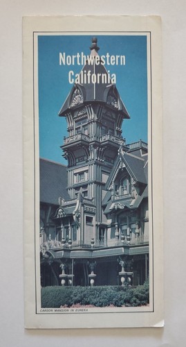 Vintage 1978 California Triple A Road Map - Northwestern California | eBay