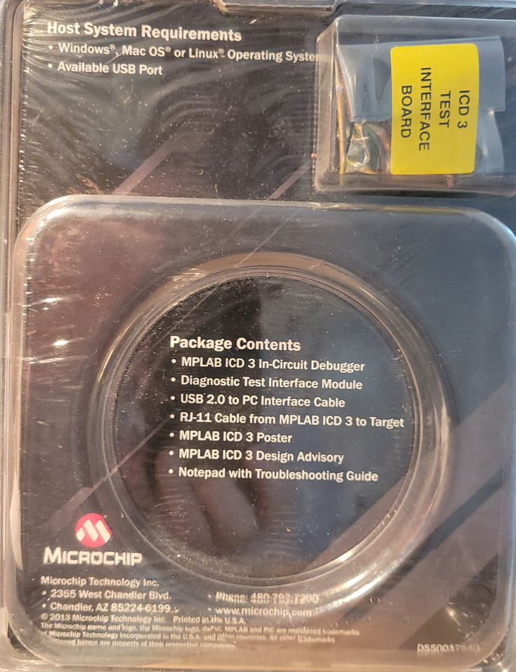 MPLAB ICD3 In-Circuit Debug & Program Flash PIC Micro & dsPIC Digital ...