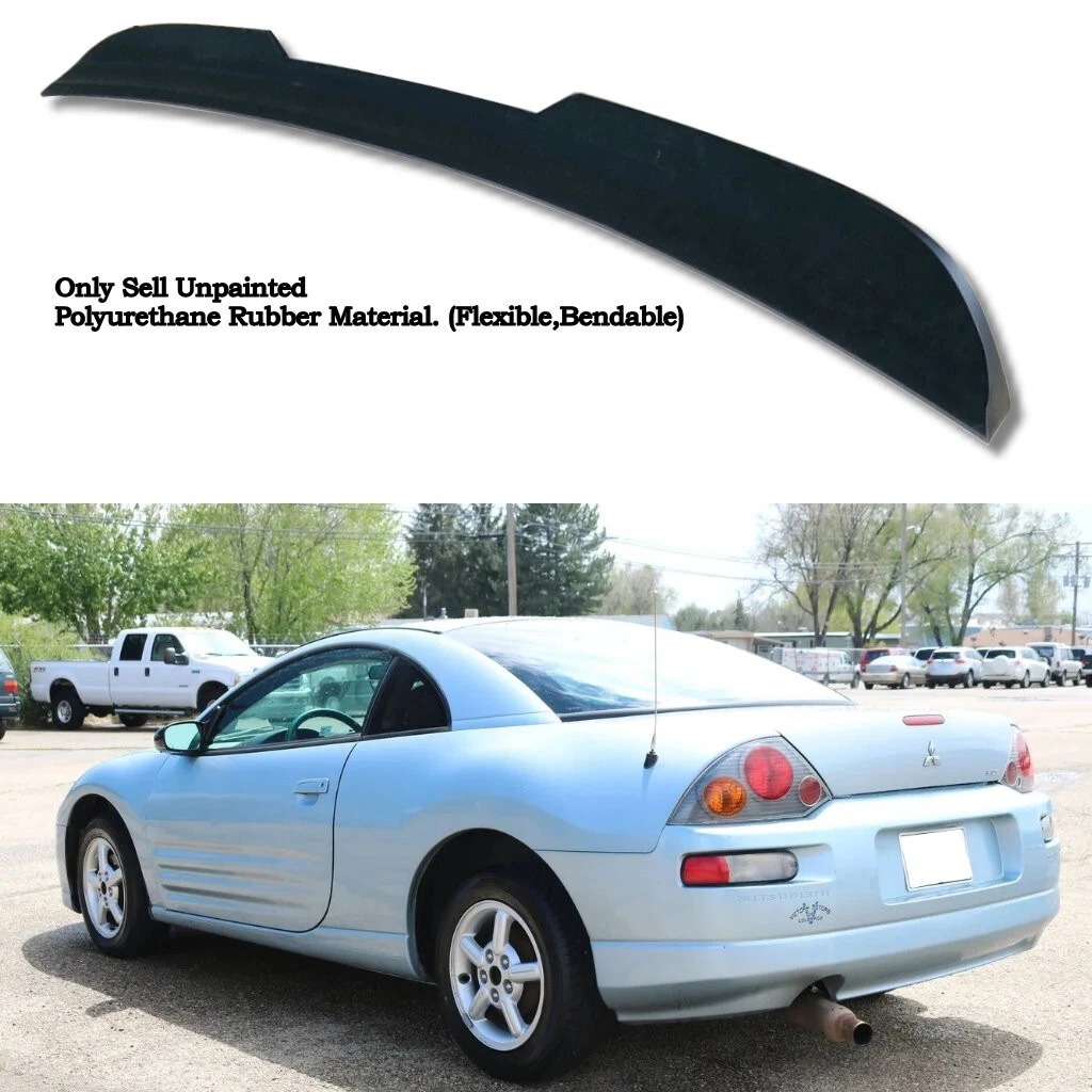 2000-2005 Mitsubishi Eclipse V Gray Primer Trunk Spoiler, 48% OFF