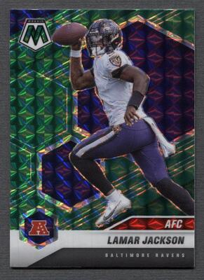 2021 Panini Mosaic Prizm Green #222 Lamar Jackson | eBay
