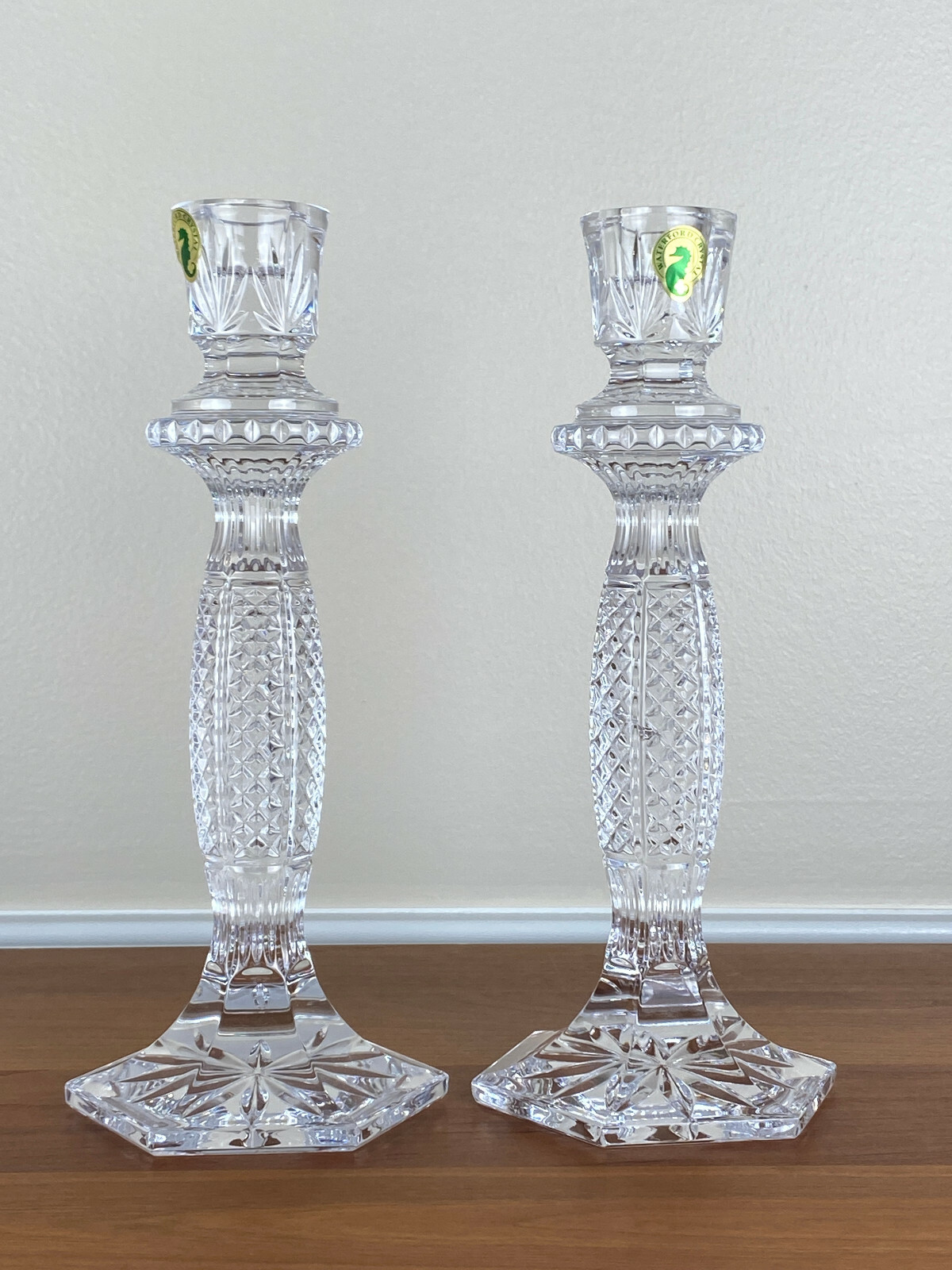 Waterford Crystal TARA Candelabra Tall Candlestick with Prisms 10 ...