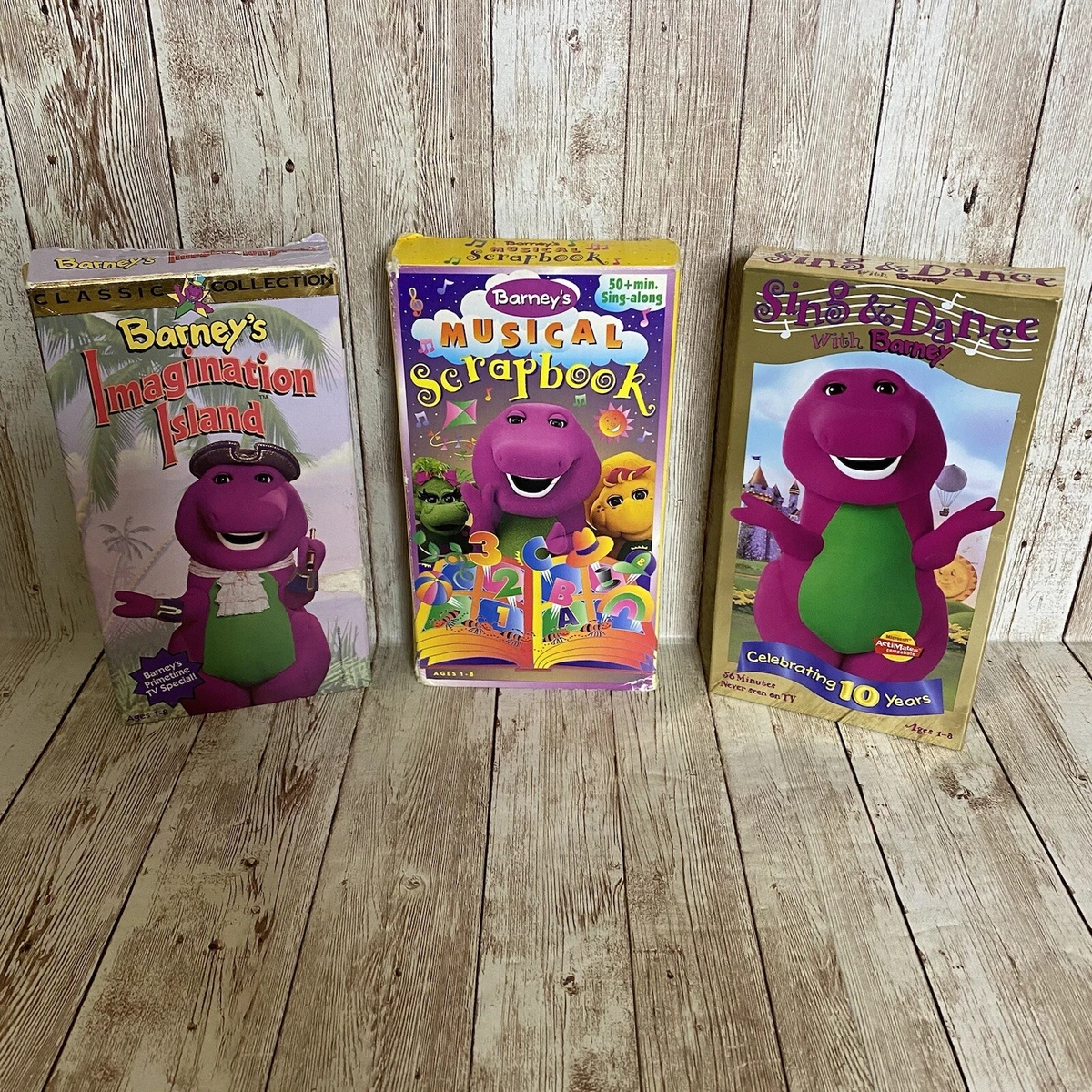 Barney Vhs Lot 27