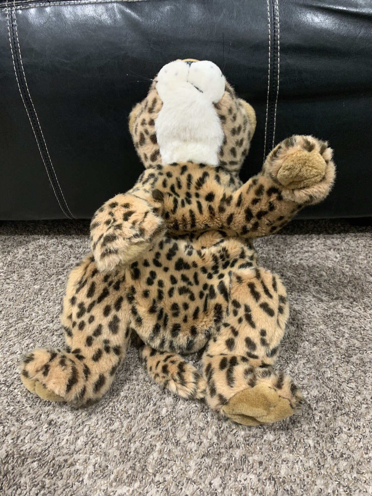 Vintage 1988 Purr-Fection by MJC Leopard Cheetah Cat Plush Pillow | eBay